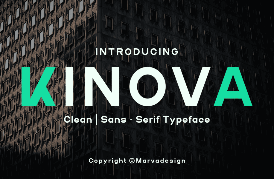 KINOVA Font · 1001 Fonts