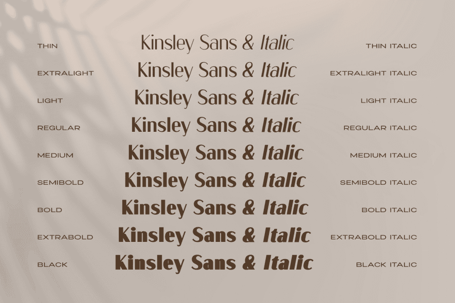 Kinsley DEMO Font · 1001 Fonts
