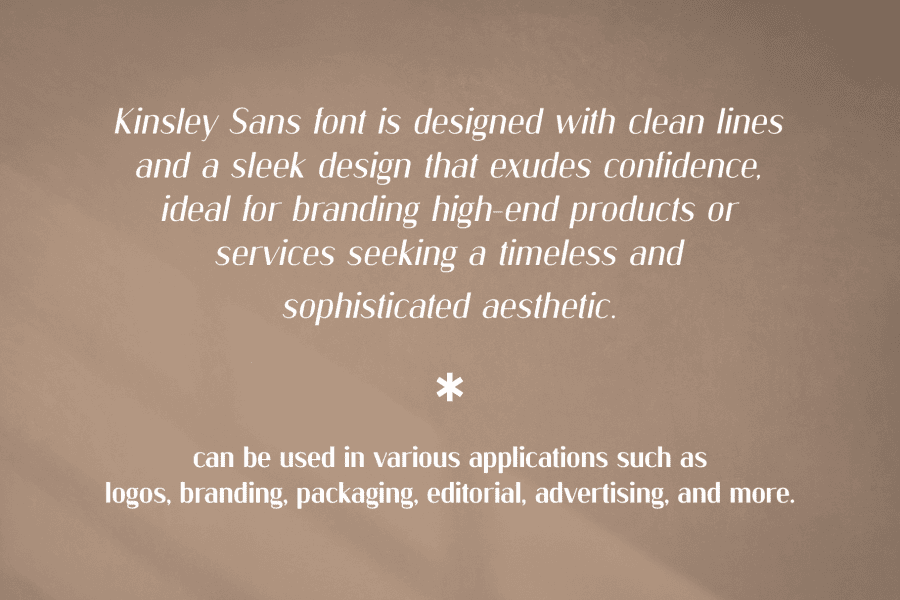 Kinsley DEMO Font · 1001 Fonts