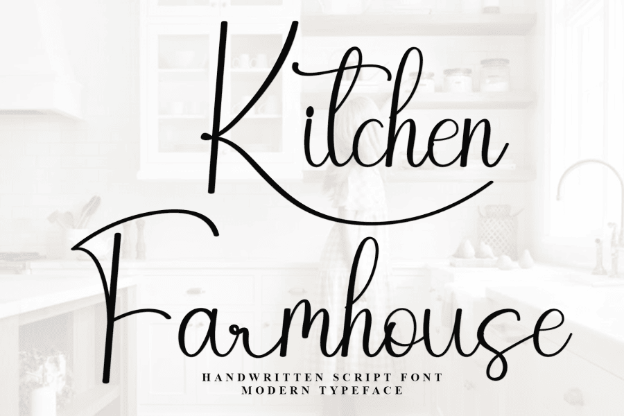 Kitchen Farmhouse Font · 1001 Fonts