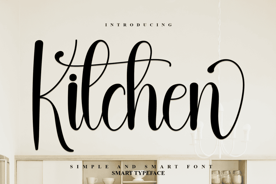 Kitchen Font · 1001 Fonts