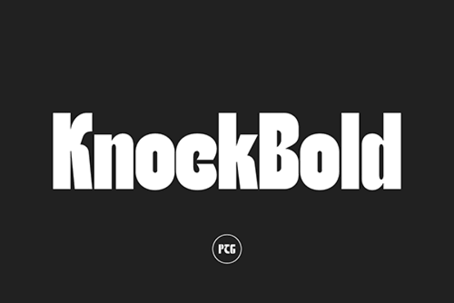 Knockbold Font · 1001 Fonts