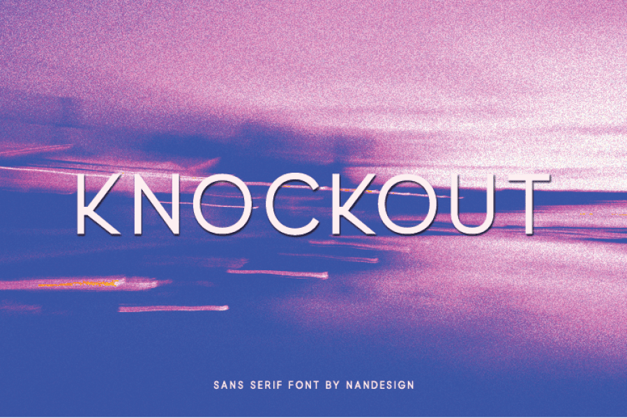 Knockout ND Font · 1001 Fonts