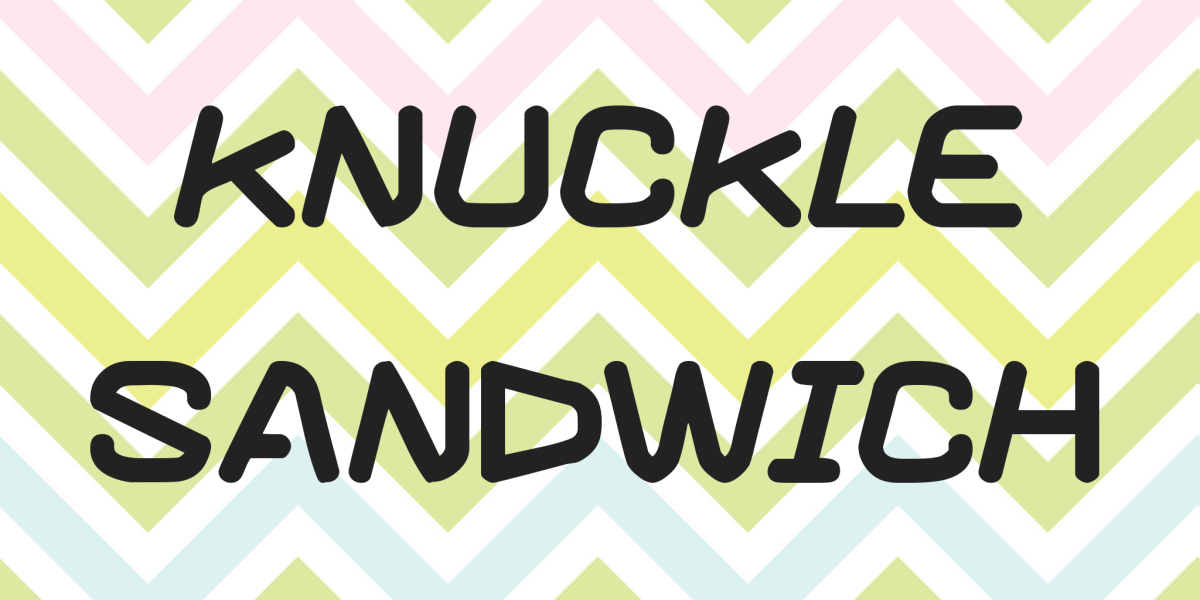 Knuckle sandwich Font · 1001 Fonts