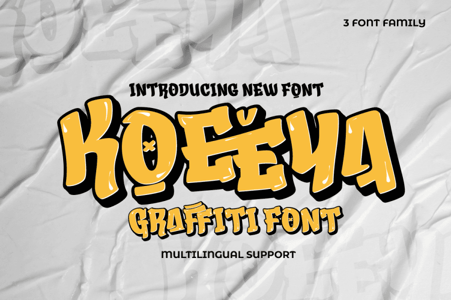 KOEEYA trial Font · 1001 Fonts