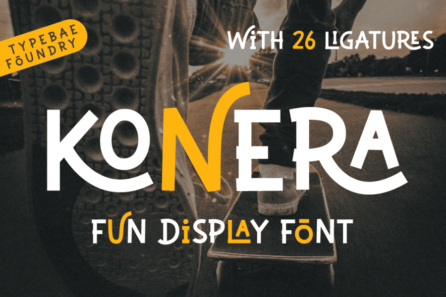 Konera Font · 1001 Fonts