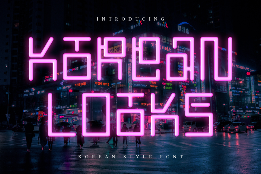 Korean Looks Font · 1001 Fonts