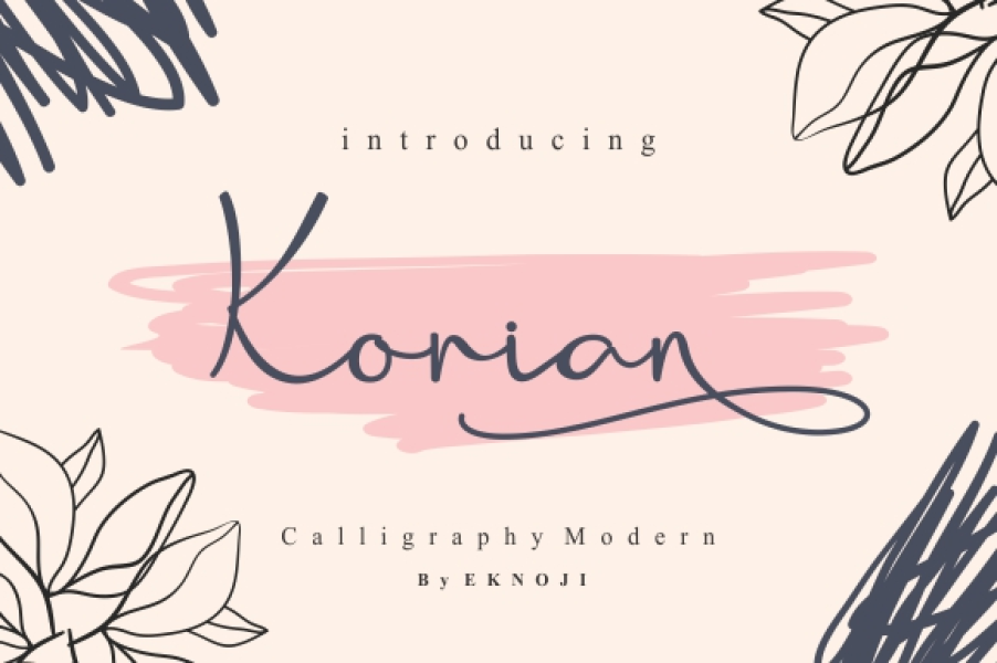 Korian Font · 1001 Fonts
