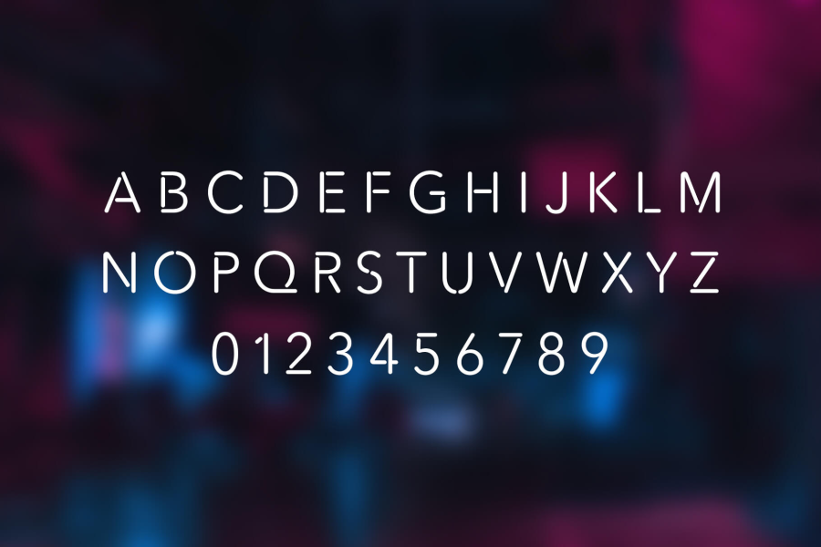 26 Free Neon Light Fonts · 1001 Fonts