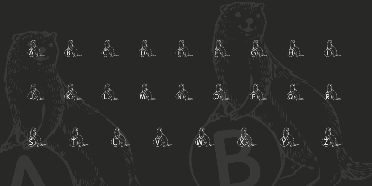 KR A Ferret for Angel Font · 1001 Fonts