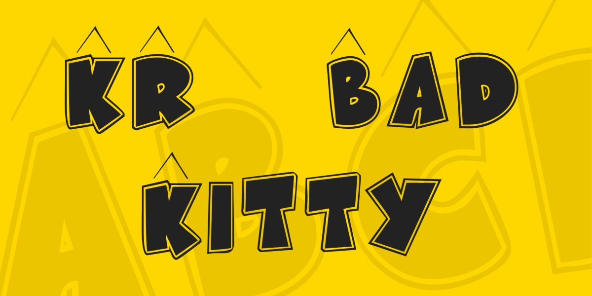 KR Bad Kitty Font · 1001 Fonts