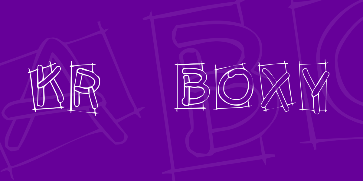 KR Boxy Font · 1001 Fonts