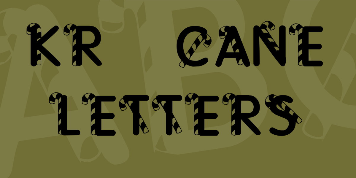 KR Cane Letters Font · 1001 Fonts