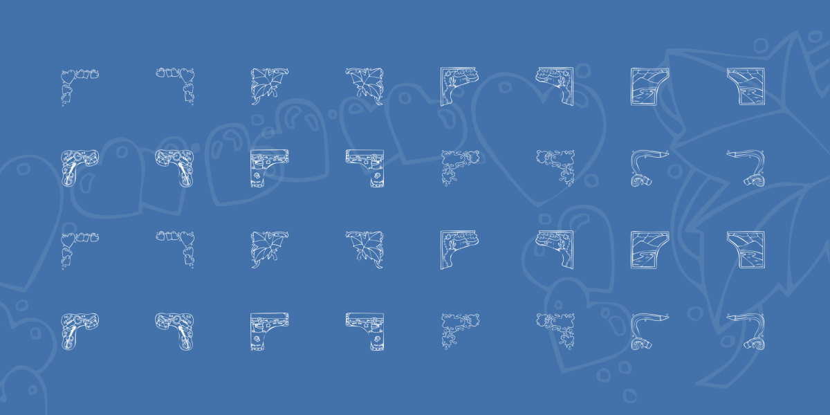 6 Free Border, Mixed Case Fonts · 1001 Fonts