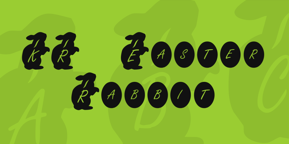 KR Easter Rabbit Font · 1001 Fonts