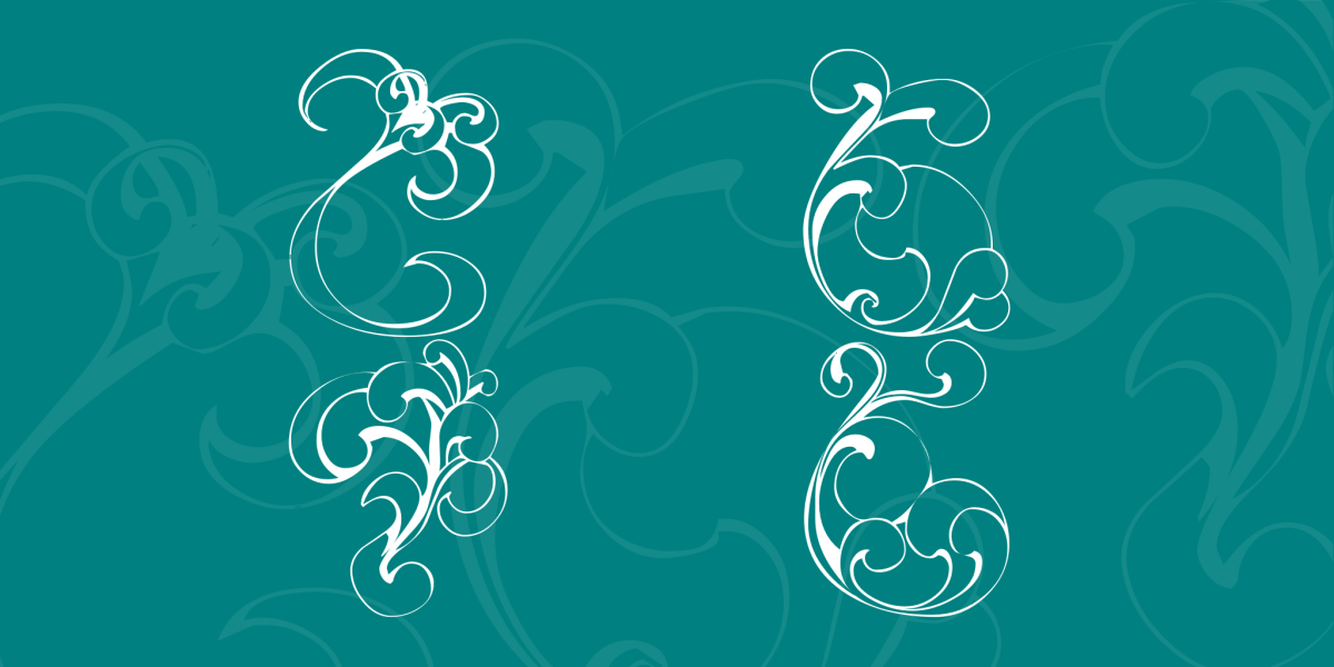 KR Fleur Flair 1 Font · 1001 Fonts