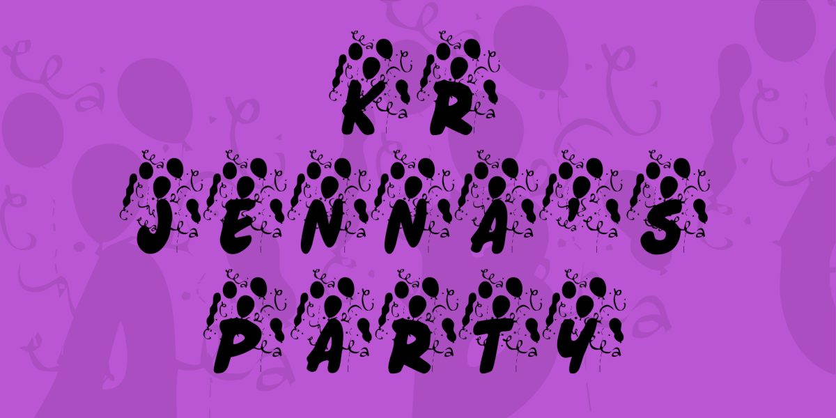 4 Free Balloon, Caps Only, Party Fonts · 1001 Fonts
