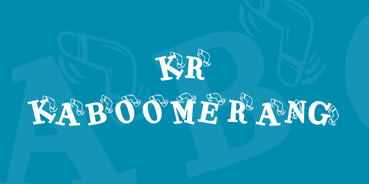 KR Kaboomerang Font · 1001 Fonts