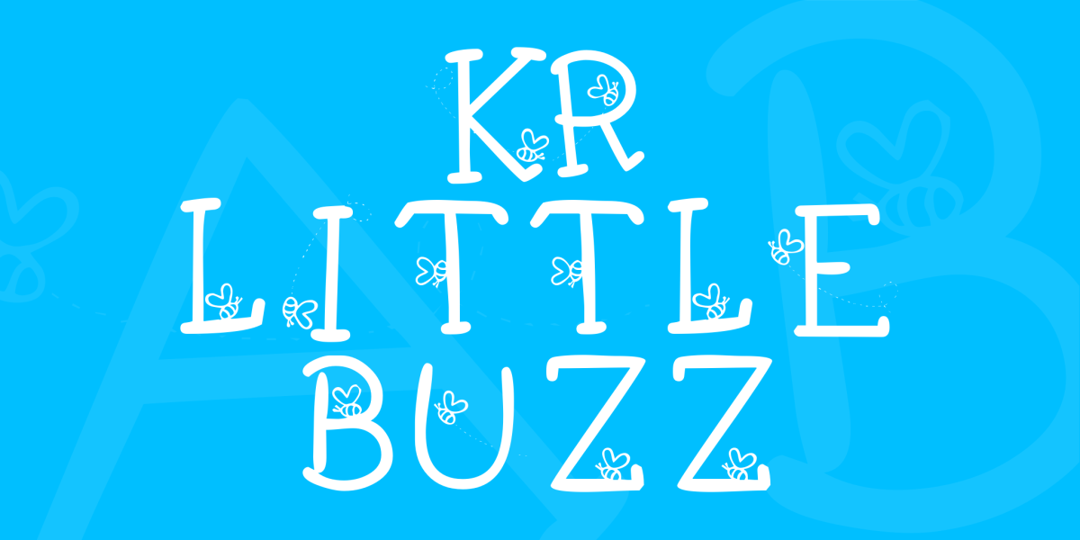KR Little Buzz Font · 1001 Fonts