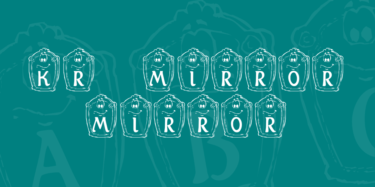 KR Mirror Mirror Font · 1001 Fonts