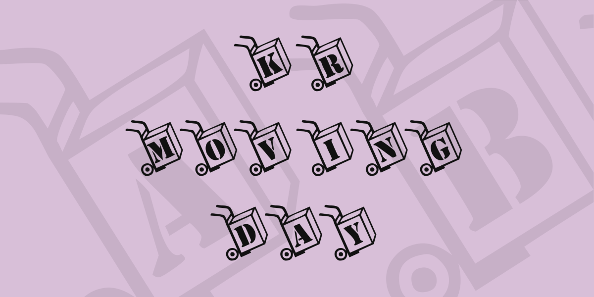 KR Moving Day Font · 1001 Fonts