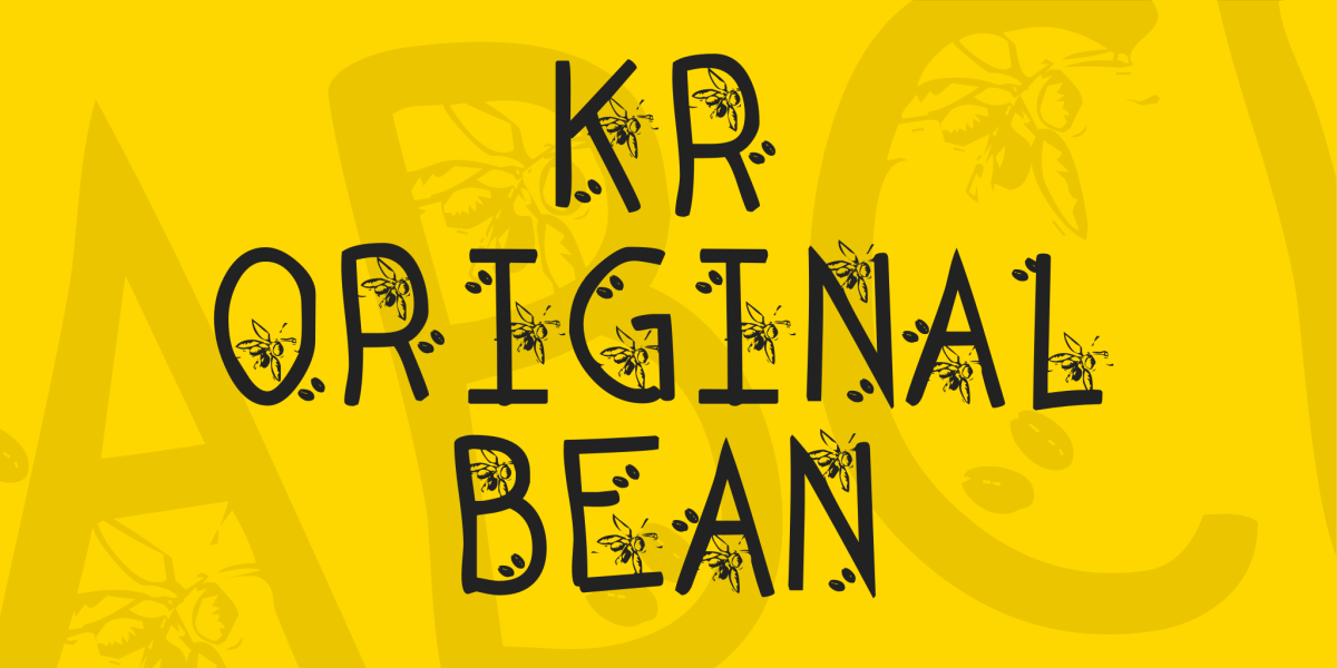 KR Original Bean Font · 1001 Fonts