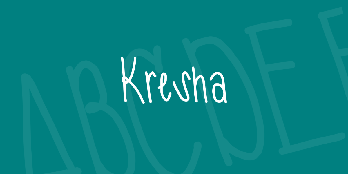 Kresha Font · 1001 Fonts