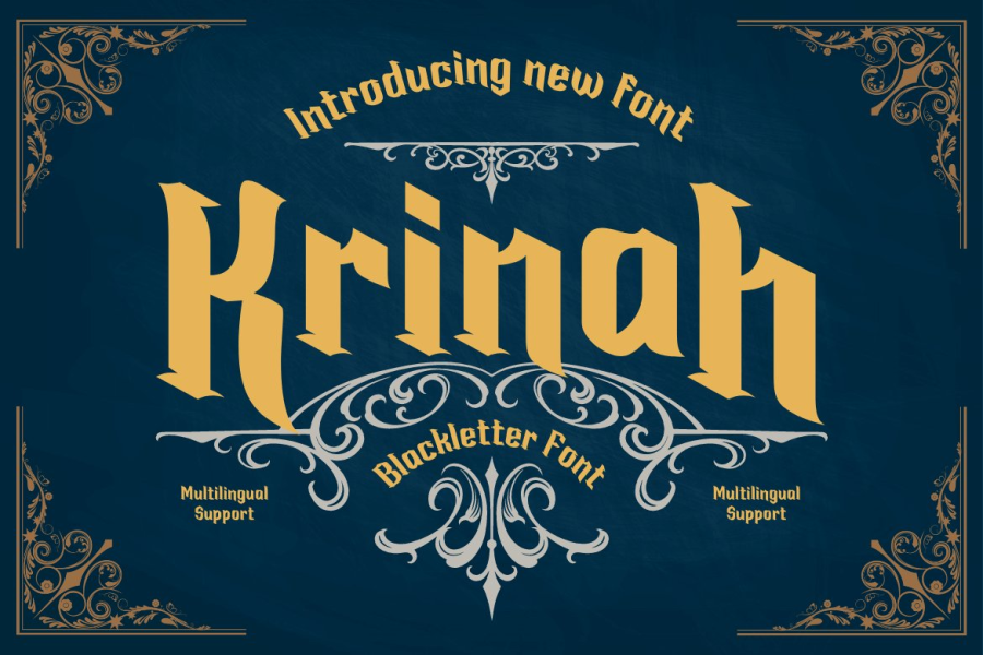 Krinah Font · 1001 Fonts
