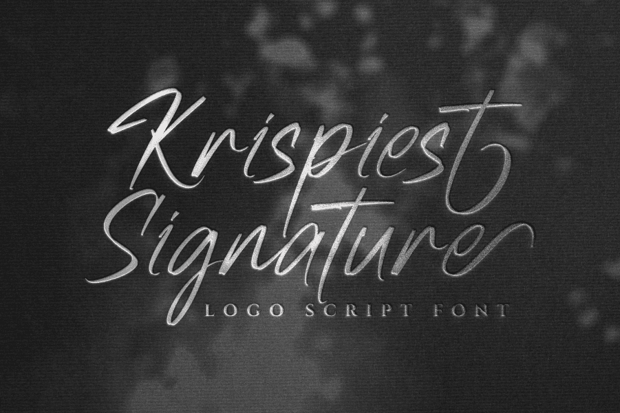 Krispiest Signature Font · 1001 Fonts