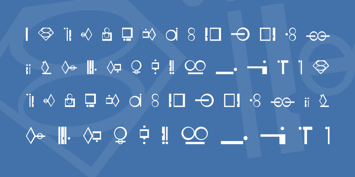 Kryptonian Font · 1001 Fonts