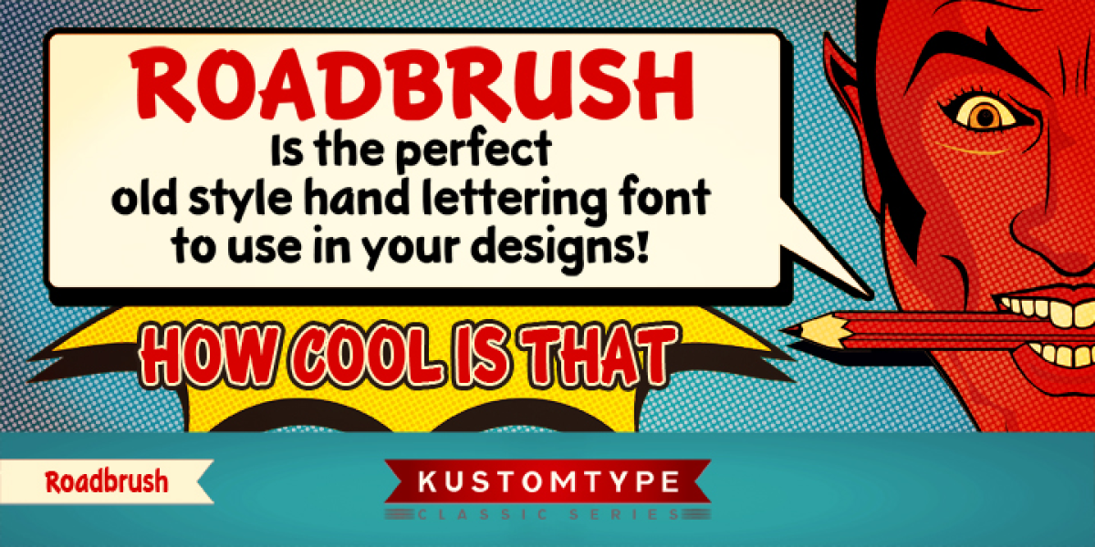 KTF Roadbrush Font · 1001 Fonts