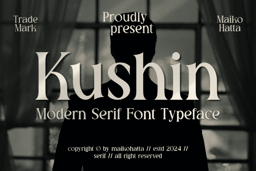 Kushin Font · 1001 Fonts