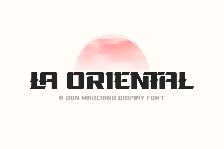 La Oriental Font · 1001 Fonts
