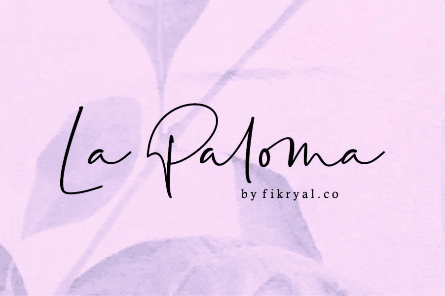 La Paloma Font · 1001 Fonts