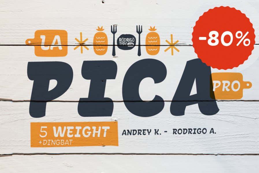 La Pica Pro Font · 1001 Fonts