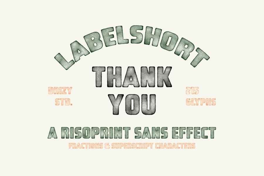 Labelshort Font · 1001 Fonts