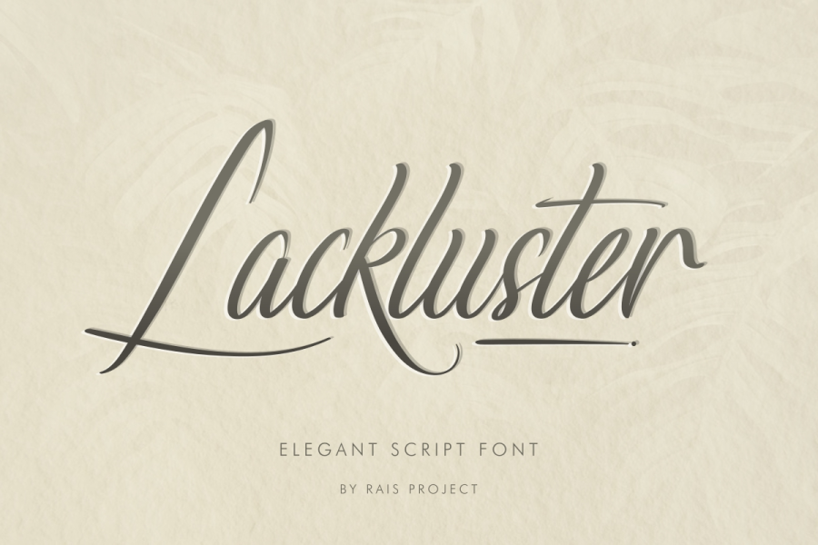 Lackluster Demo Font · 1001 Fonts