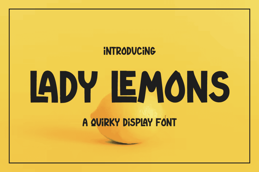 Lady Lemons Font · 1001 Fonts