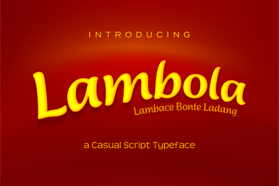 Lambola Font · 1001 Fonts