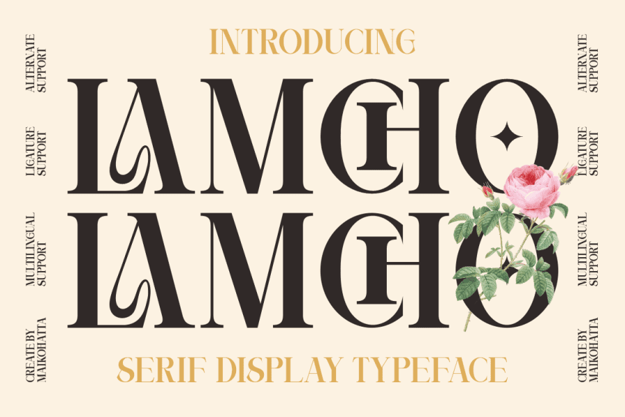 LAMCHO Font · 1001 Fonts