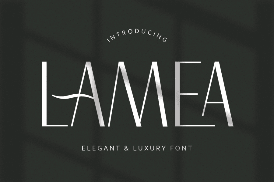 Lamea Font · 1001 Fonts