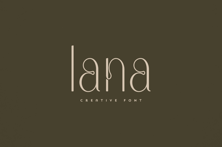 Lana Font · 1001 Fonts