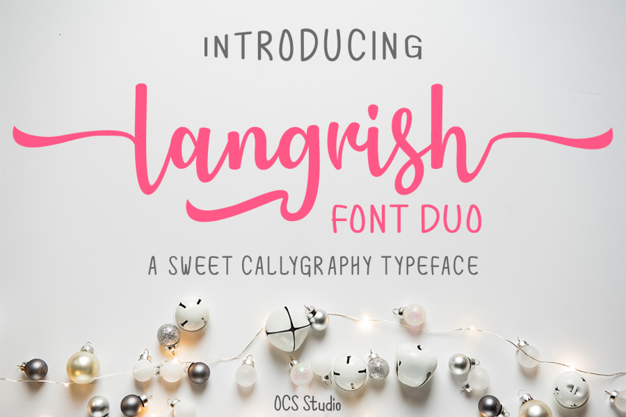 Langrish Font Family · 1001 Fonts