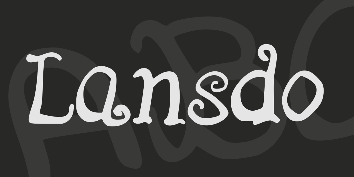 Lansdo Font · 1001 Fonts