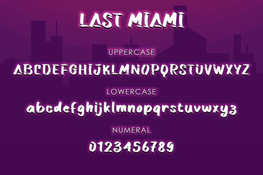 Last Miami Demo Font · 1001 Fonts
