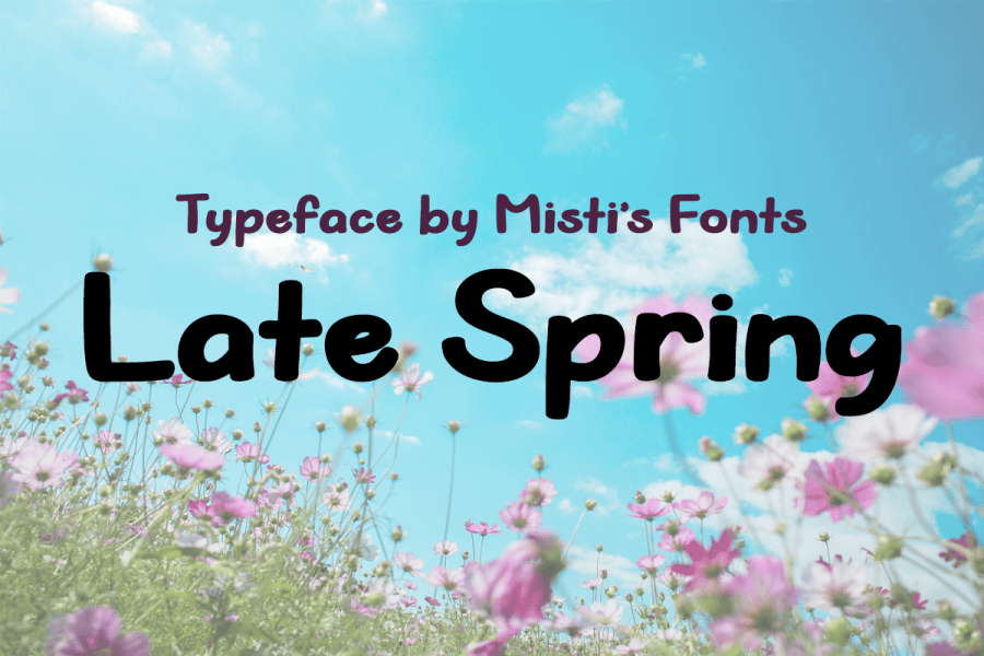 Late Spring Font · 1001 Fonts