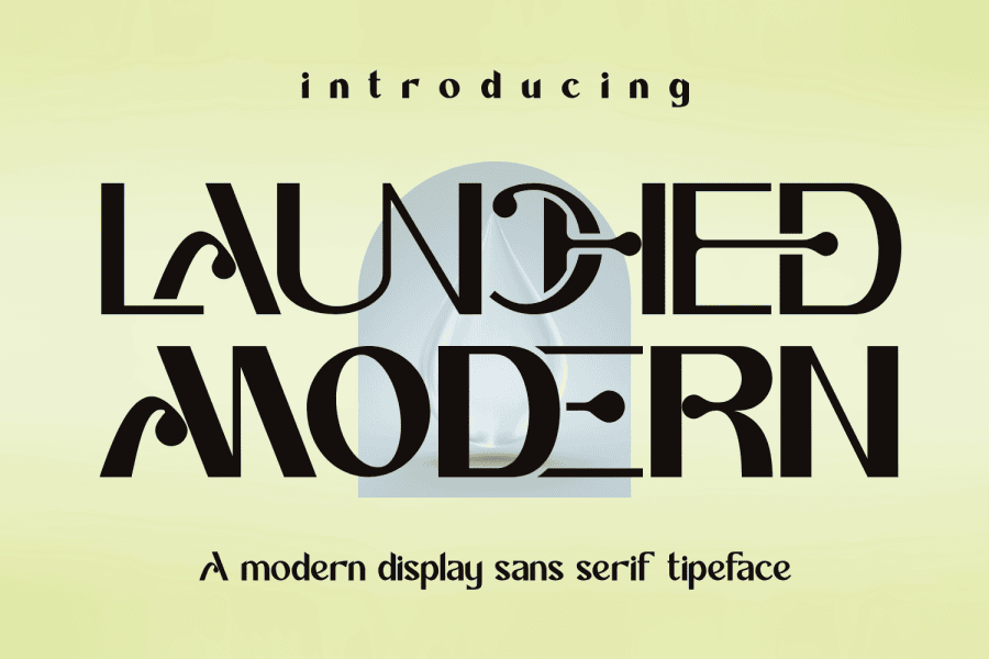 LAUNCHED MODERN DEMO Font · 1001 Fonts