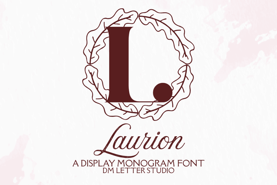 Laurion Monogram Font · 1001 Fonts