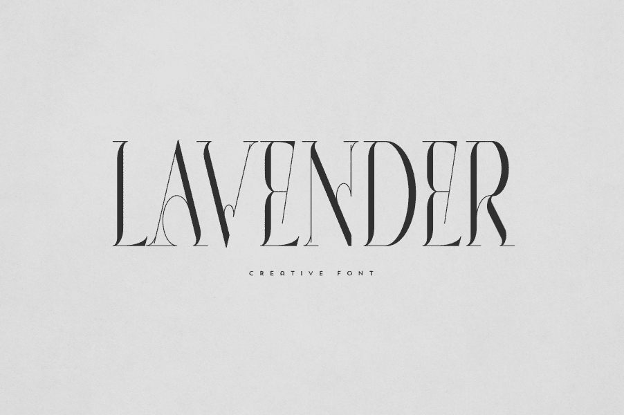 Lavender Font · 1001 Fonts