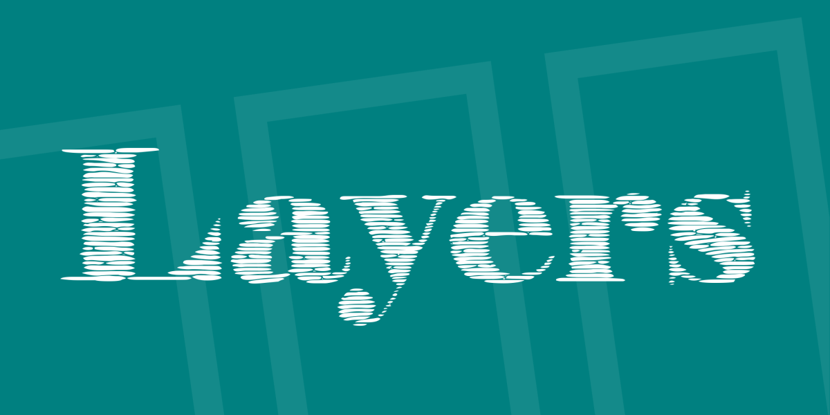 Layers Font · 1001 Fonts